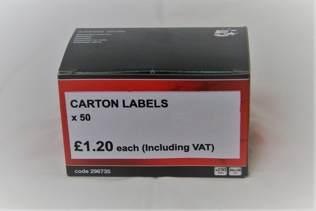 Carton labels - Storage Company Henry & Son