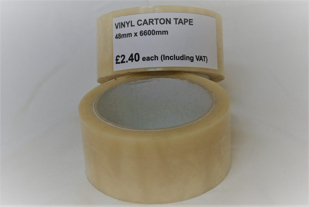 Vinyl carton tape - Storage Company Henry & Son
